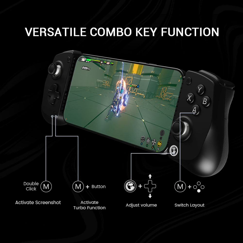 GameSir X5 Lite Mobile Game Controller for iPhone/Android Type C Plug TypeC Play Wireless ...