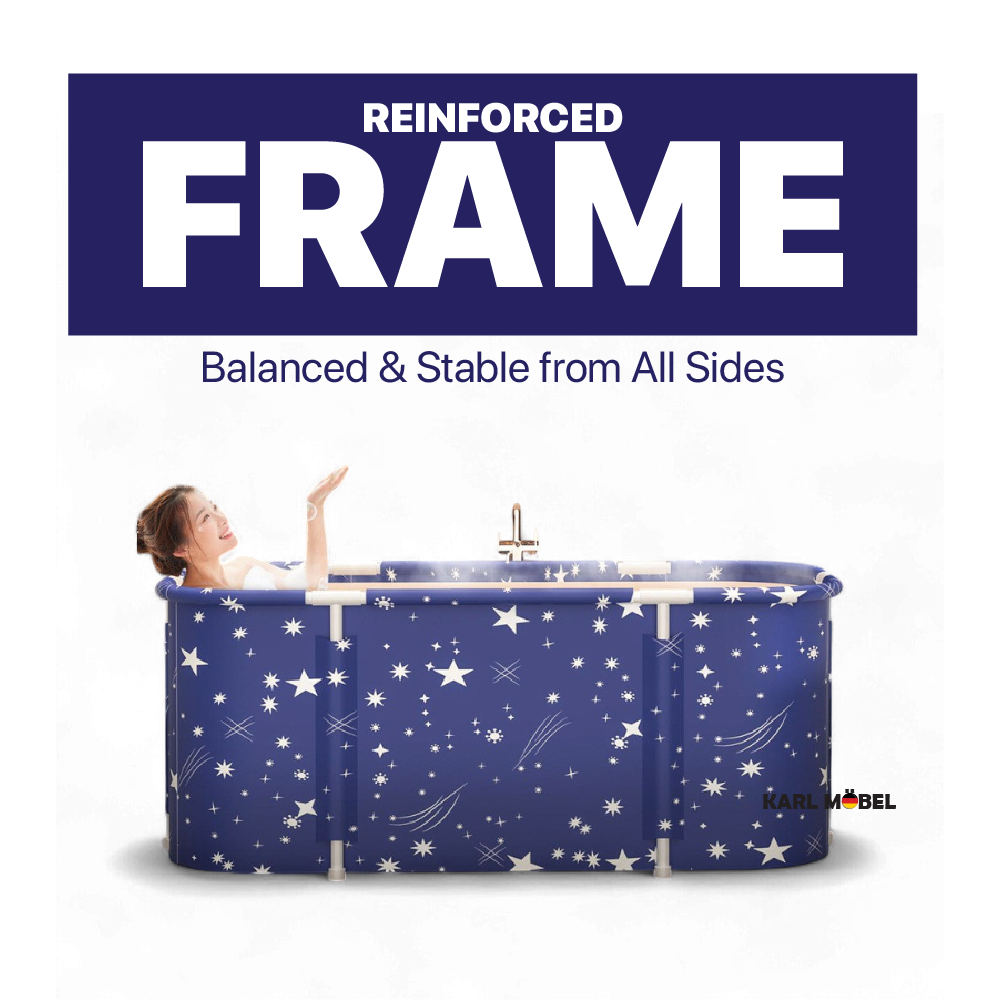 Bath tub foldable Tab mandi dewasa baby lipat mudah alih Folding water ...