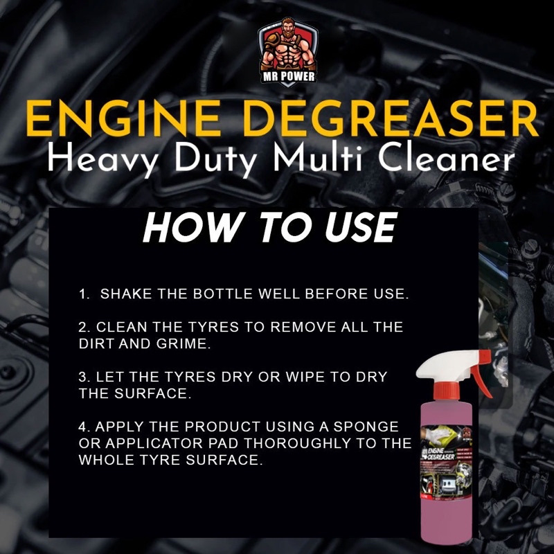 Engine Degreaser/ Enjin Degreaser/ Engine Chemical Automotive Car 500ML ...