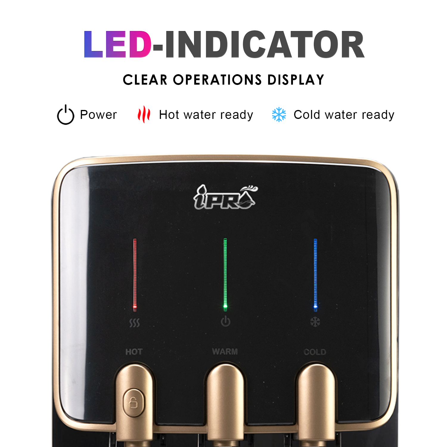I-TECH Hot Normal Cold Tabletop Water Dispenser Penapis Air D17 ...