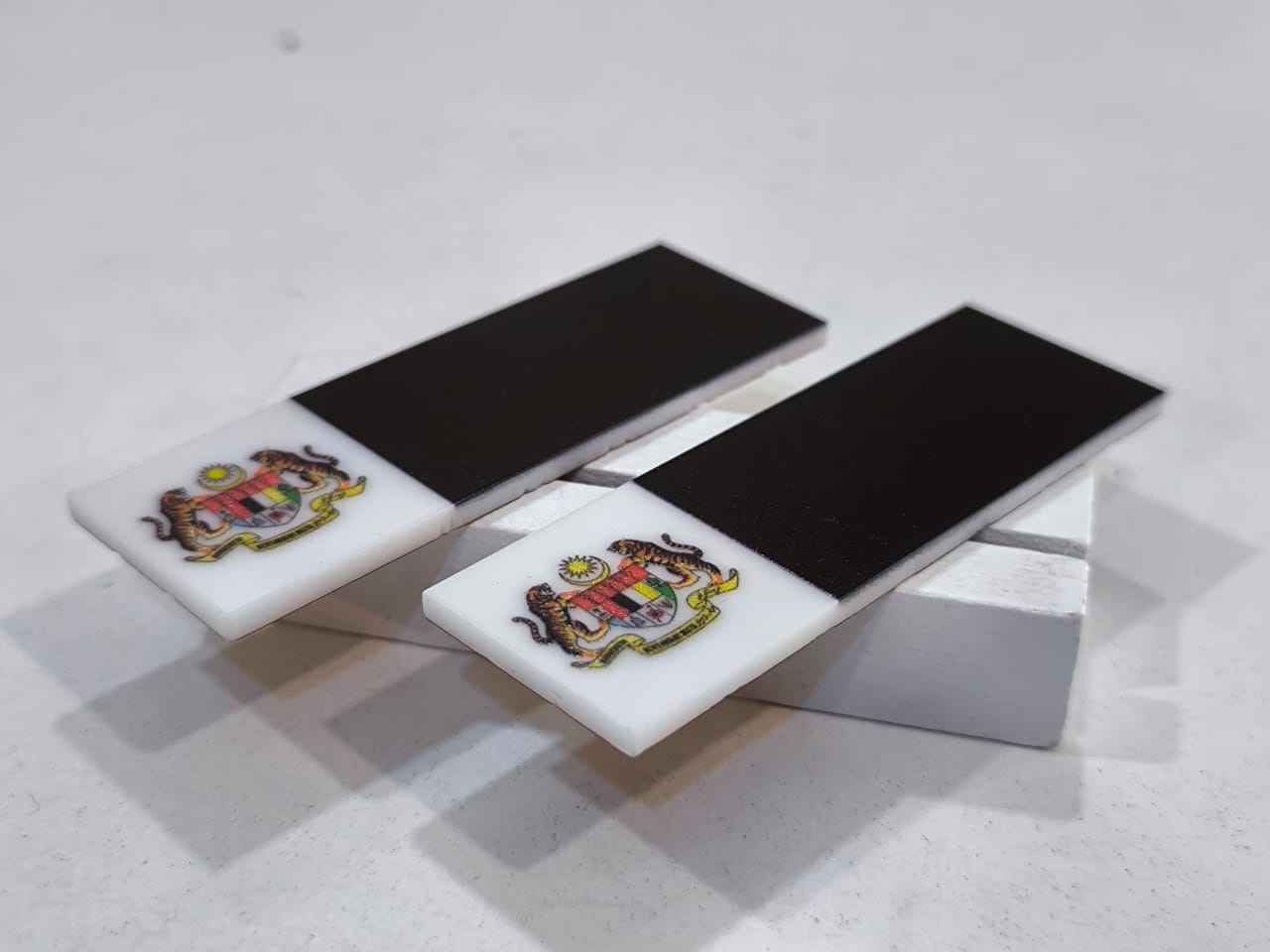 (Ready Stock) Nametag Jata Negara Kosong | Nametag Acrylic | Nametag ...