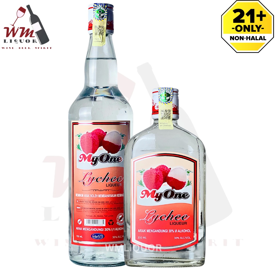 My One Lychee Liqueur 350ml / 700ml / 30% ALC -Brandy/Whisky/Rum/Gin ...