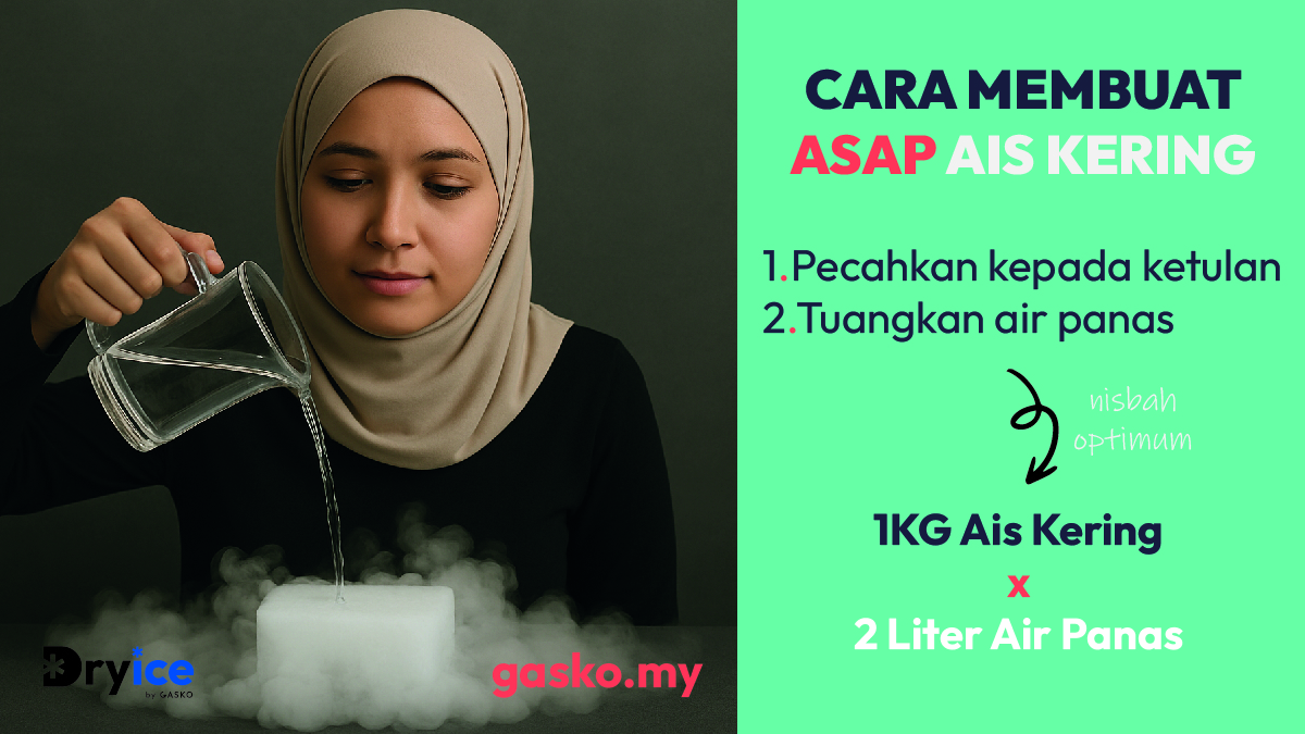 Gasko Dry Ice (10KG) Courier Pack Smoke Cold Frozen WAJAH BARU | Shopee ...