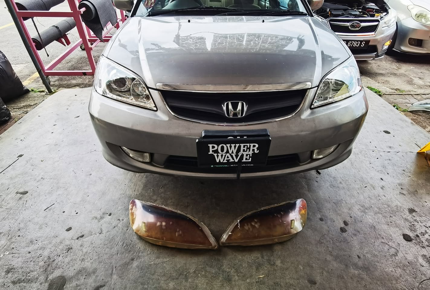 HONDA CIVIC 1.7 2003 2004 2005 HEADLAMP COVER LENS CASING | Shopee Malaysia