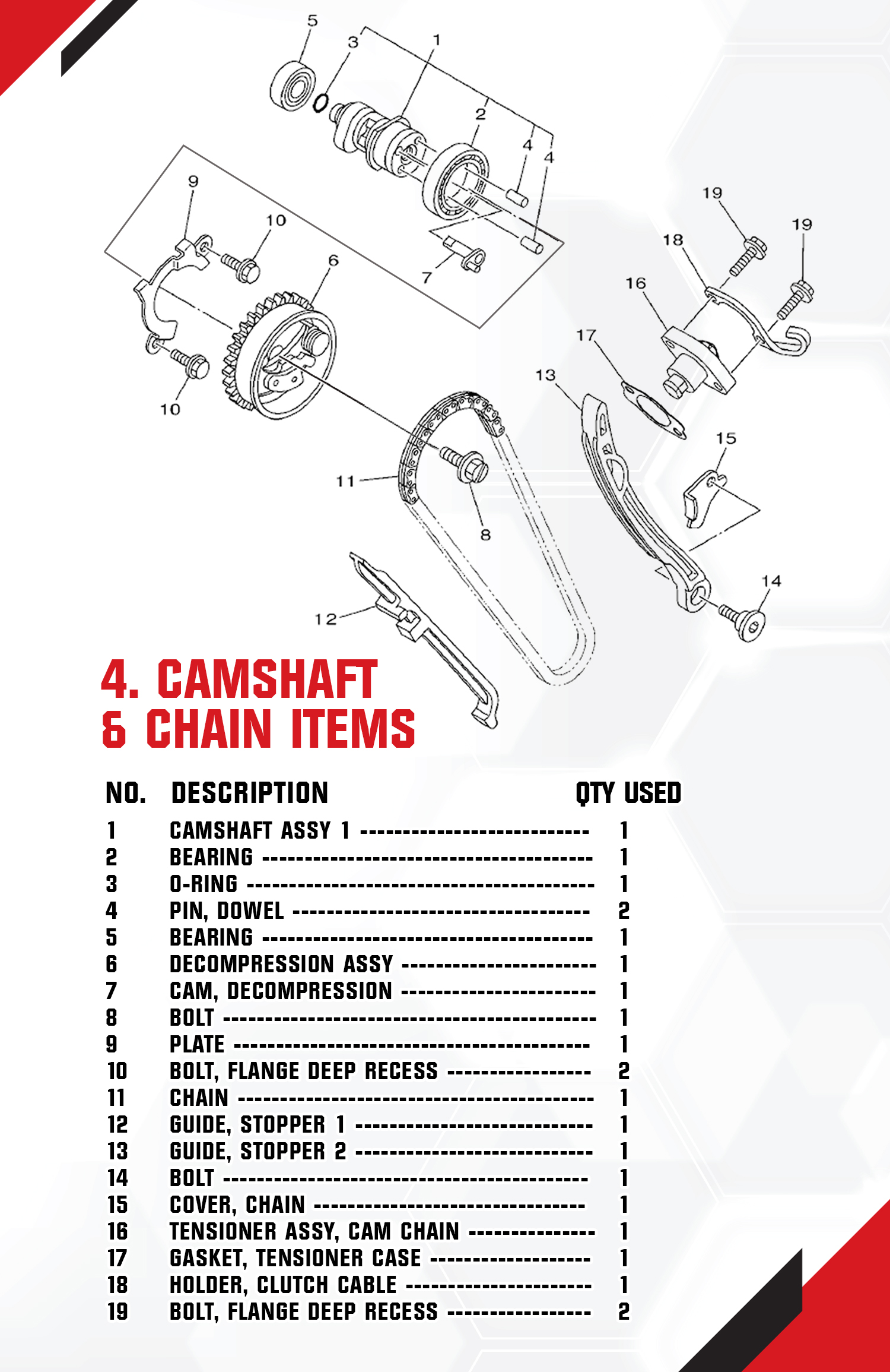 Yamaha Original Y15ZR Y15 V1 V2 Bahagian Engine Cylinder Head Top ...