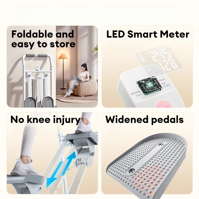 Climbing Machine Multi-Functional Home Staircase Machine Stepper Cardio ...