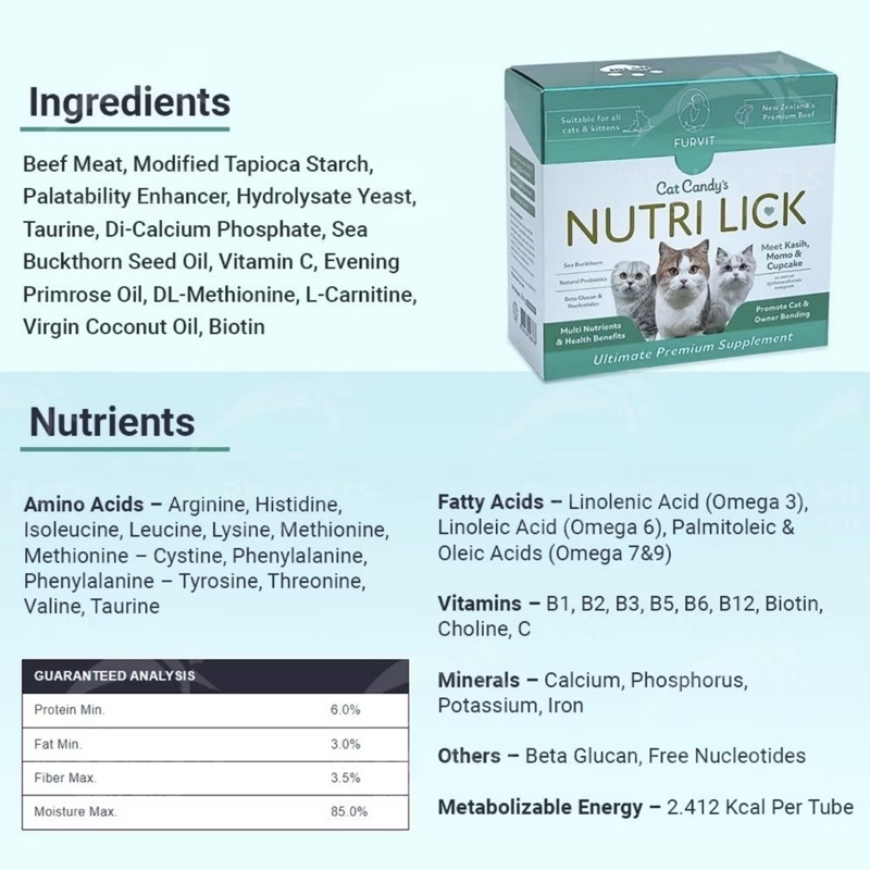 NUTRILICK Cat Candy’s (Salmon/Chicken/Beef)40pc Per Box | Shopee Malaysia