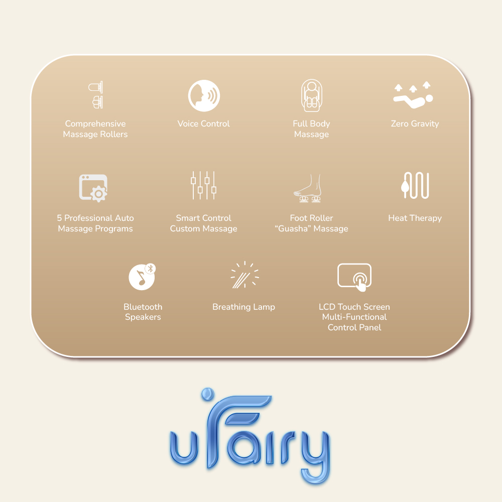 [FREE SHIPPING] Zero Healthcare uFairy Massage Chair Zero Gravity Full ...