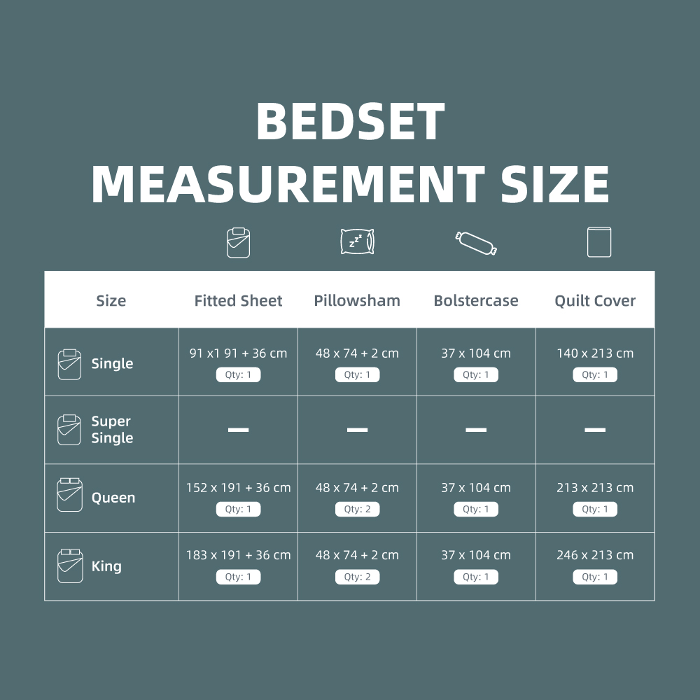 Epitex (Quilt Cover Set) 980TC Silkysoft Bedsheet | Microfiber Bedset ...