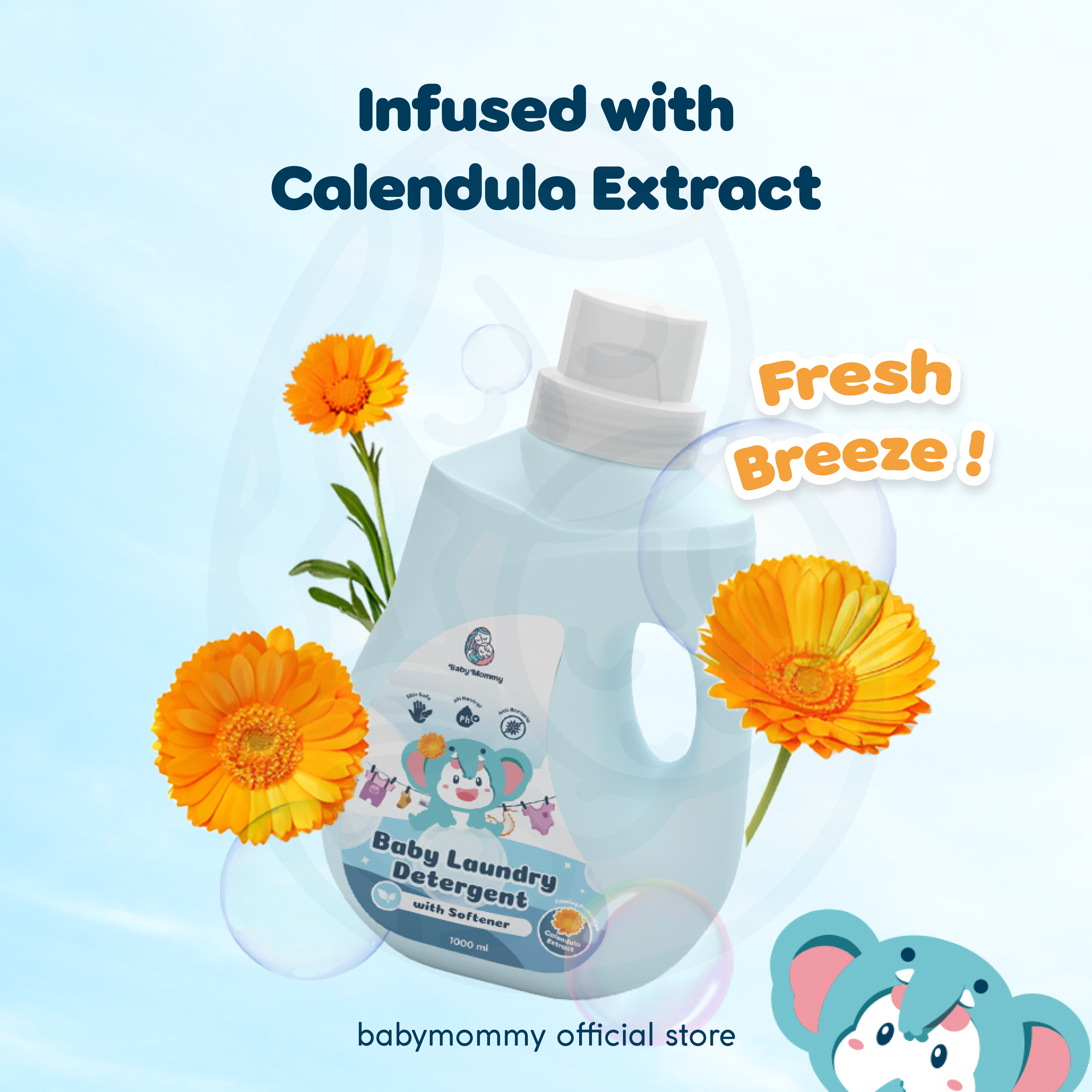 Babymommy👶 2 in 1 Gentle Baby Laundry Detergent with Soothing Softener ...
