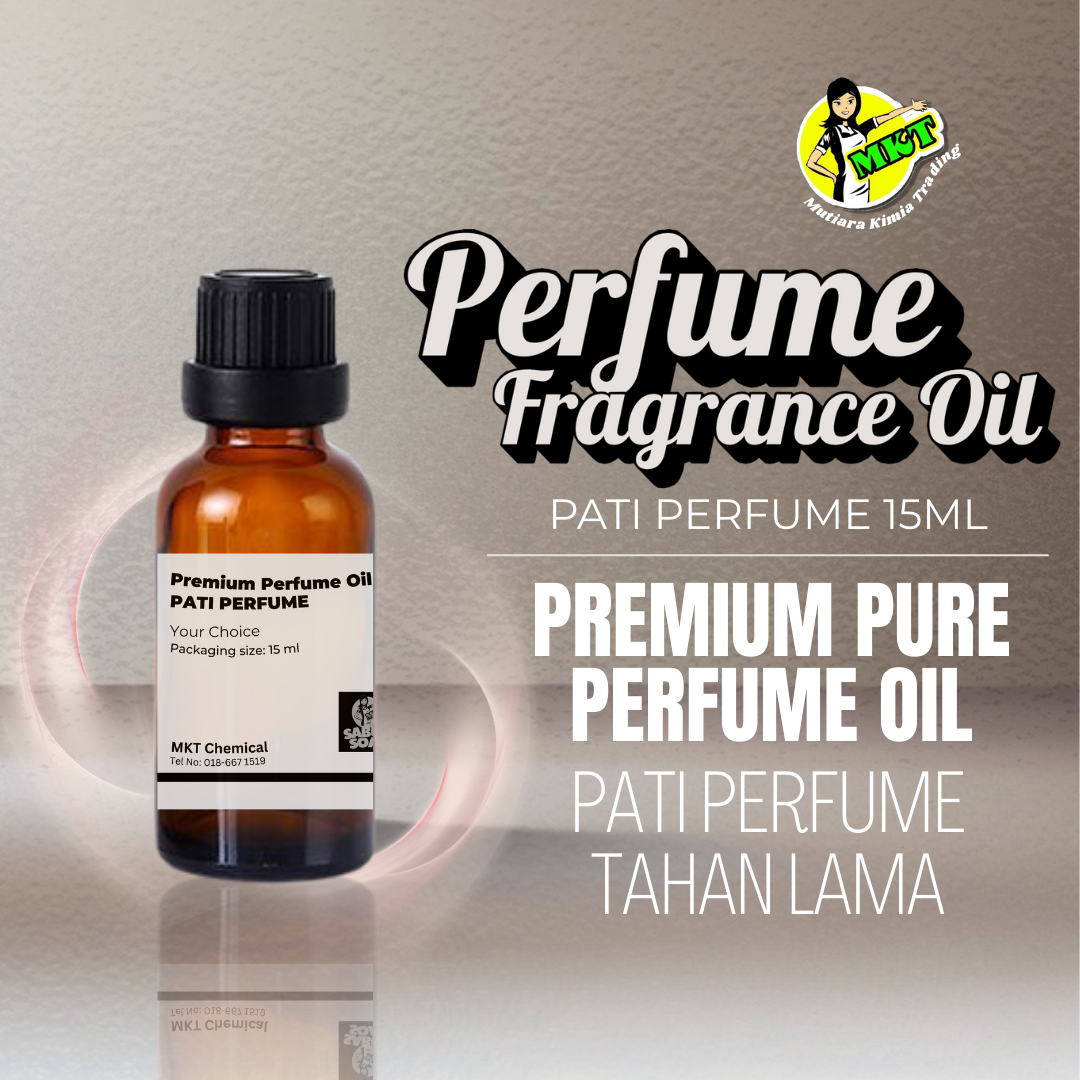 15ml Perfume Pati Fragrance Oil import Minyak wangi Tanpa Campuran ...