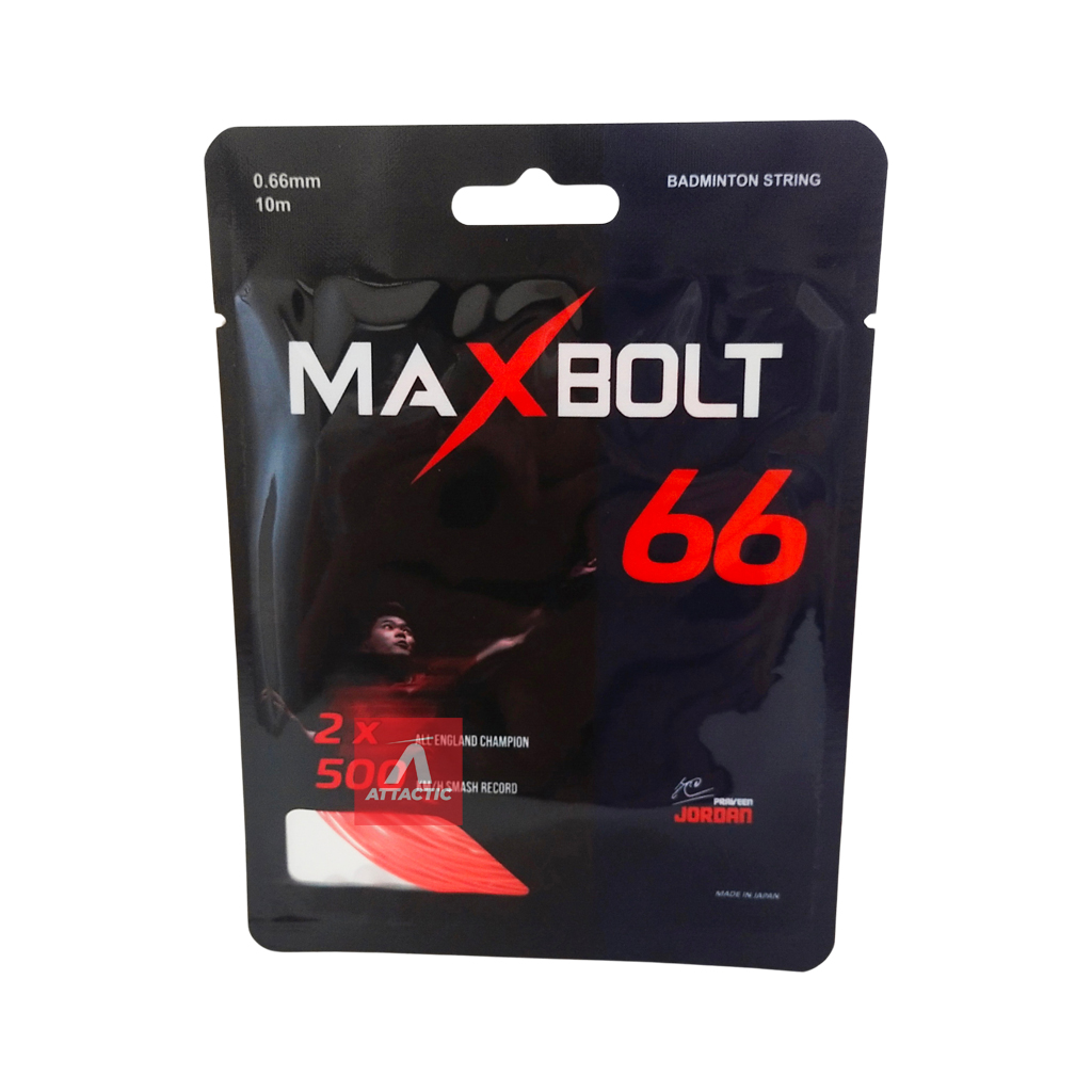 Maxbolt MBS 66 MBS66 Badminton String Tali (0.66mm) High Repulsion ...