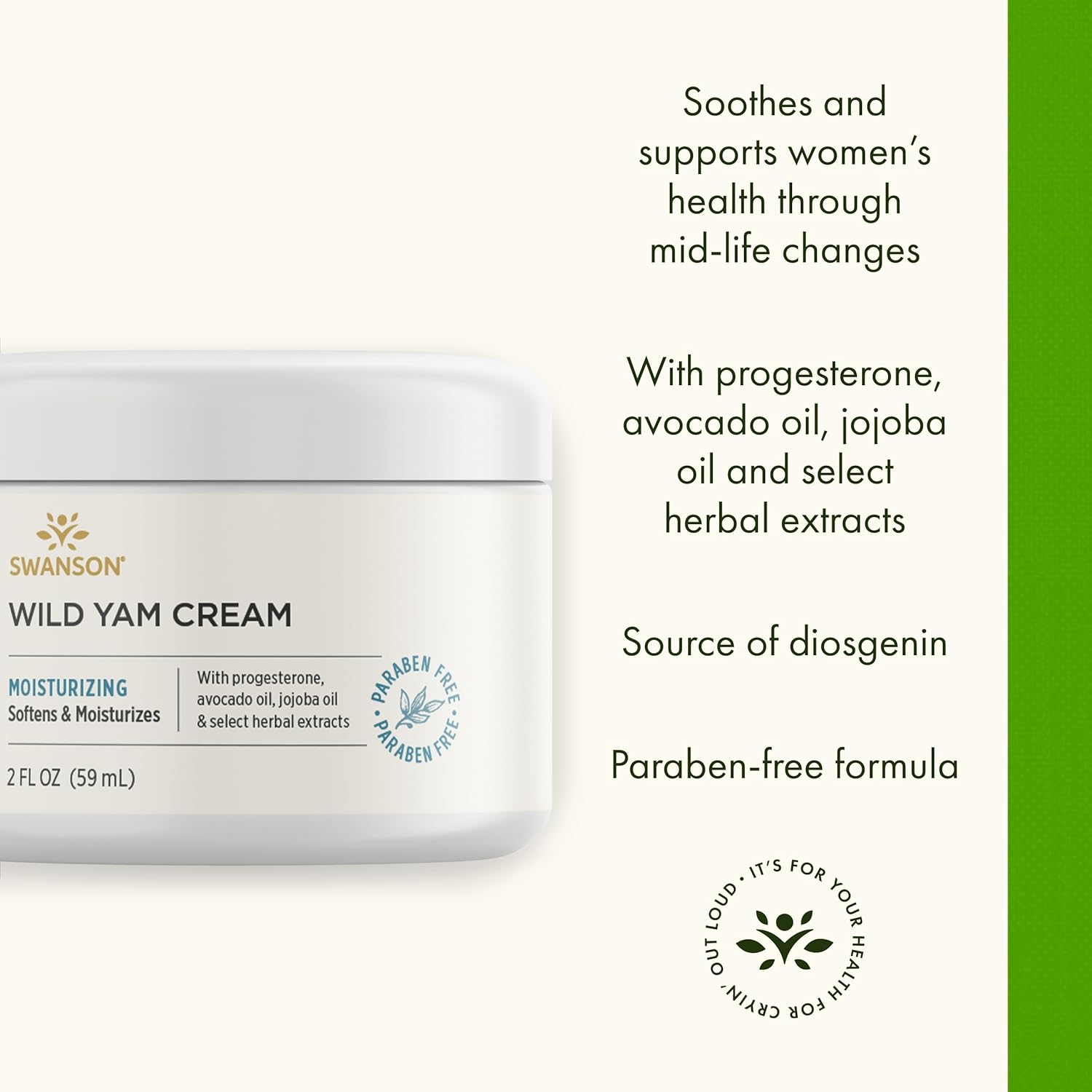 Swanson Wild Yam Cream 2 Fl Oz 59 Ml Shopee Malaysia