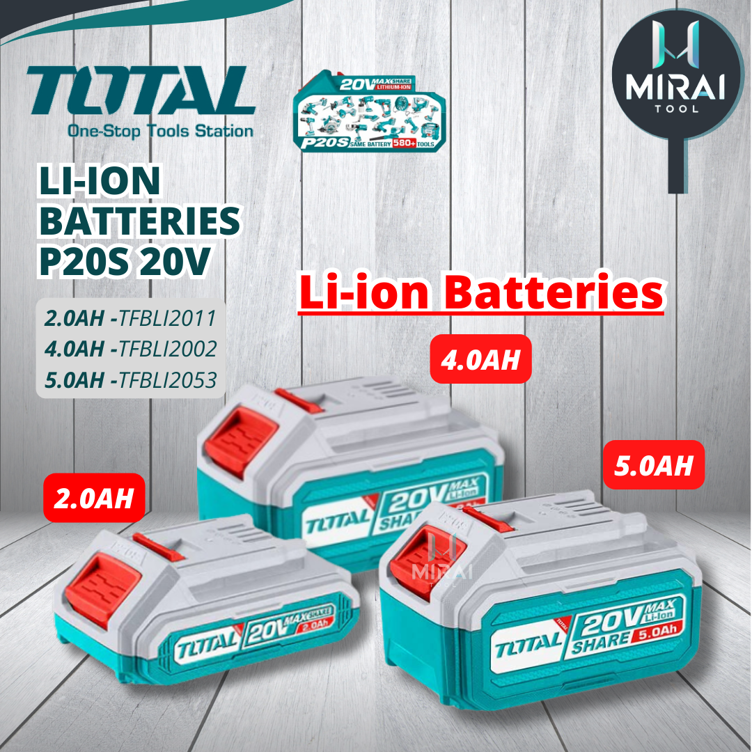 TOTAL P20S 20V Li-ion Battery Pack ( TFBLI20011 , TFBLI20021 ...