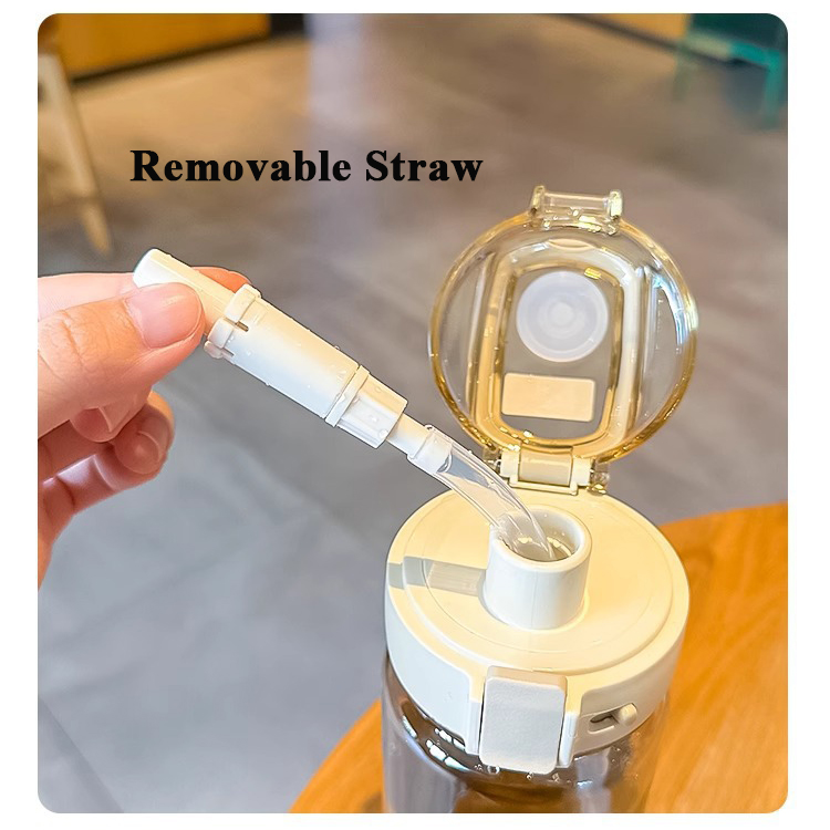 DODGE Leisure Sporty Style With Base Cup Leakproof Tritan BPA-Free Water Bottle (780ml/1L ...