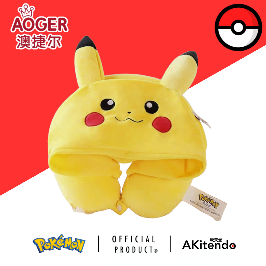 Pokemon Pikachu Neck Pillow | Shopee Malaysia