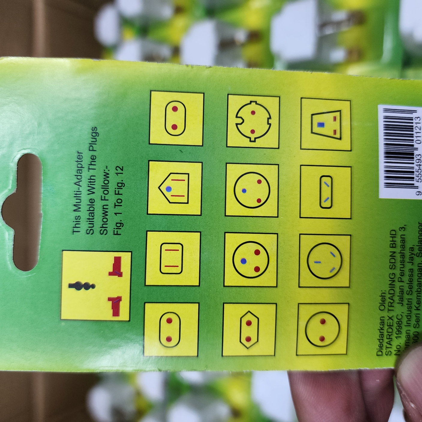 Eurosafe Universal Adapter China Plug Adapter 2 Pin Plug Adapter China