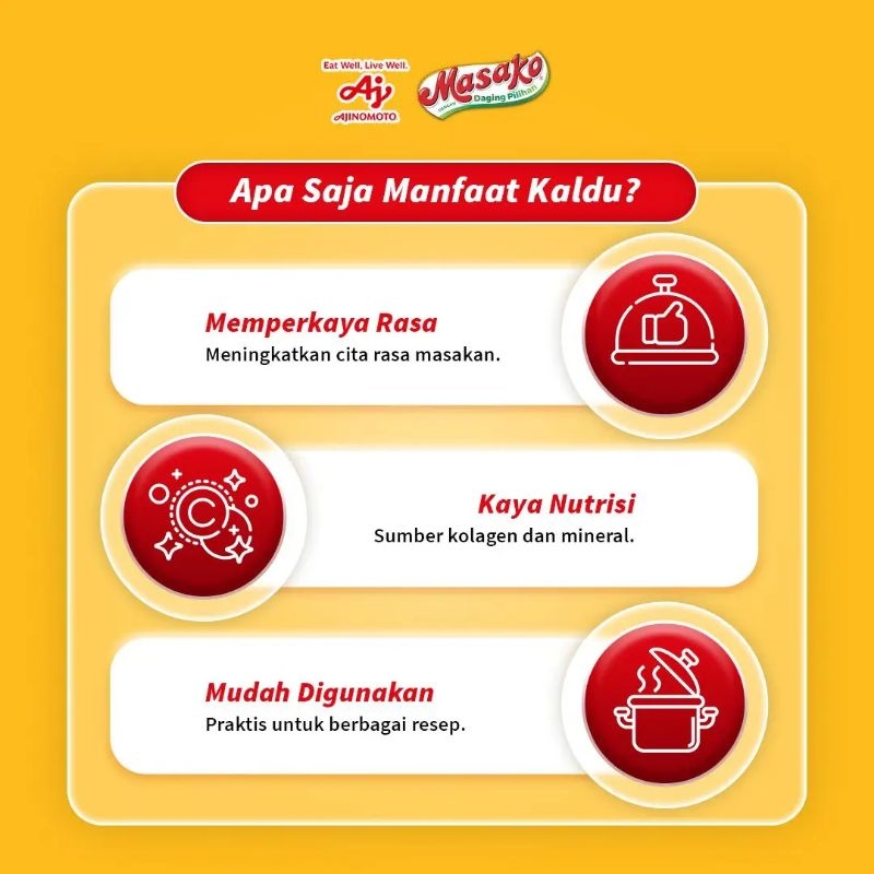 MASAKO KALDU AYAM & SAPI 8,5gram x 12sachet (Ready Stock) | Shopee Malaysia