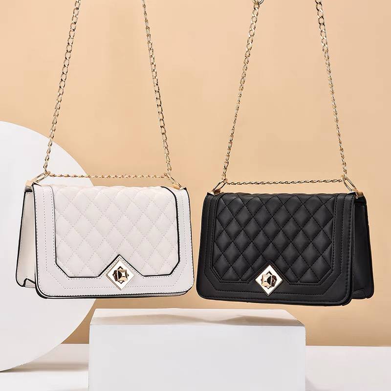 FESYEN STORE Women PU Leather Shoulder Bag Crossbody Bag Handbeg Wanita ...