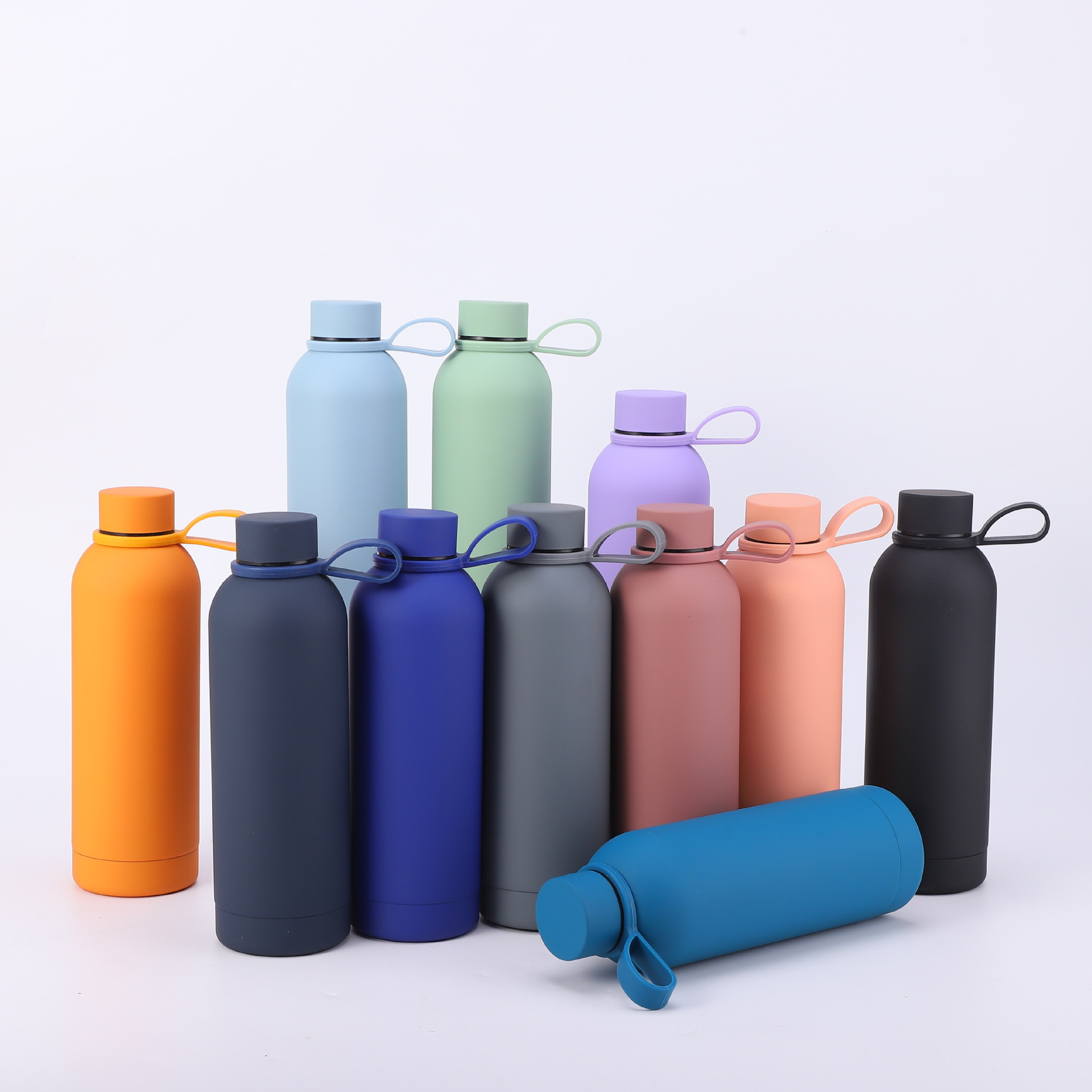 Ins Colorful Tumbler 304 Stainless Steel Thermos 750ML Big Cup Mug Bottle Flask Botol Air Viral ...