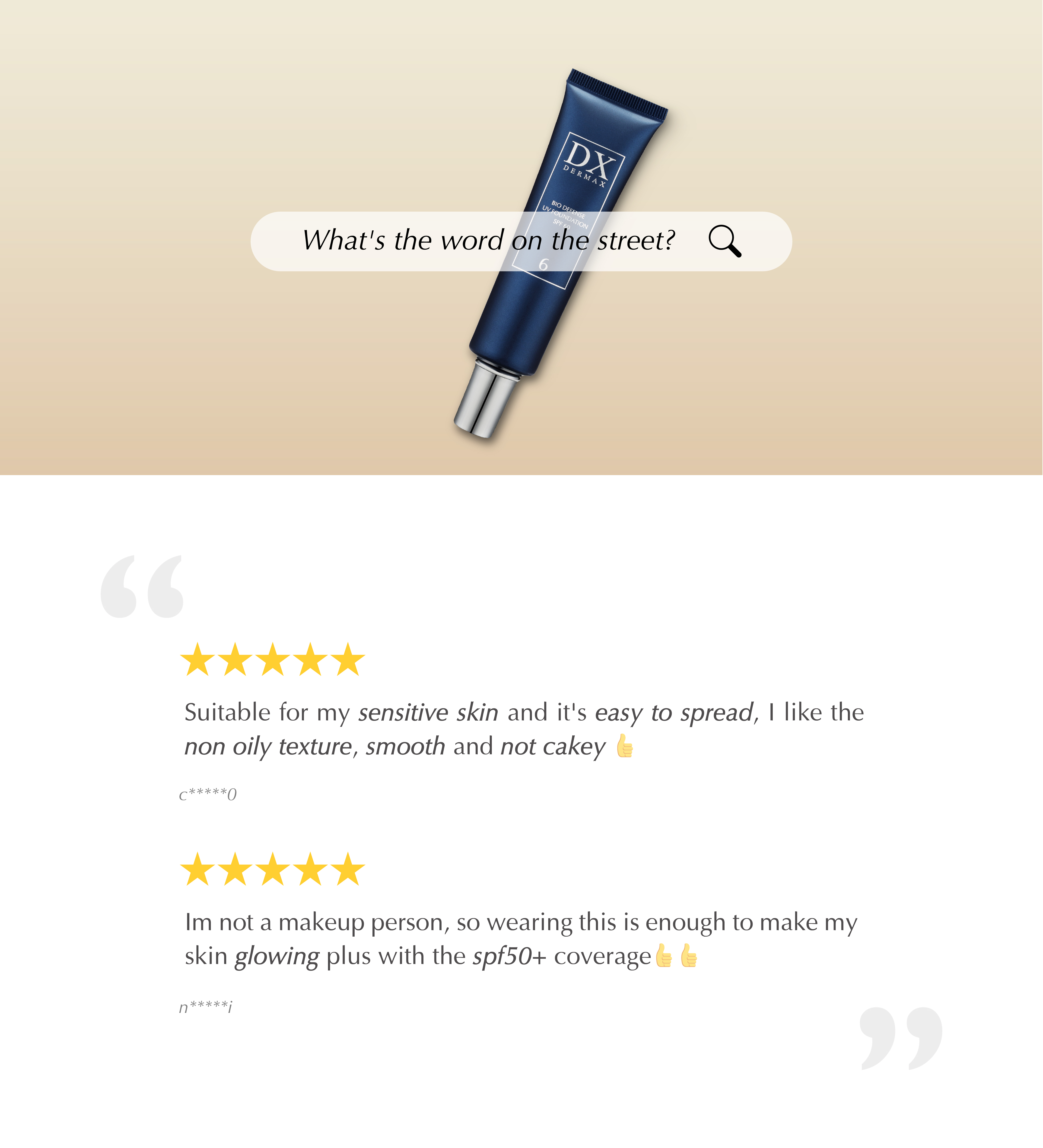 DR. KO Skin Specialist Dermax Bio Defense UV Foundation SPF50+ 6 (35ml ...