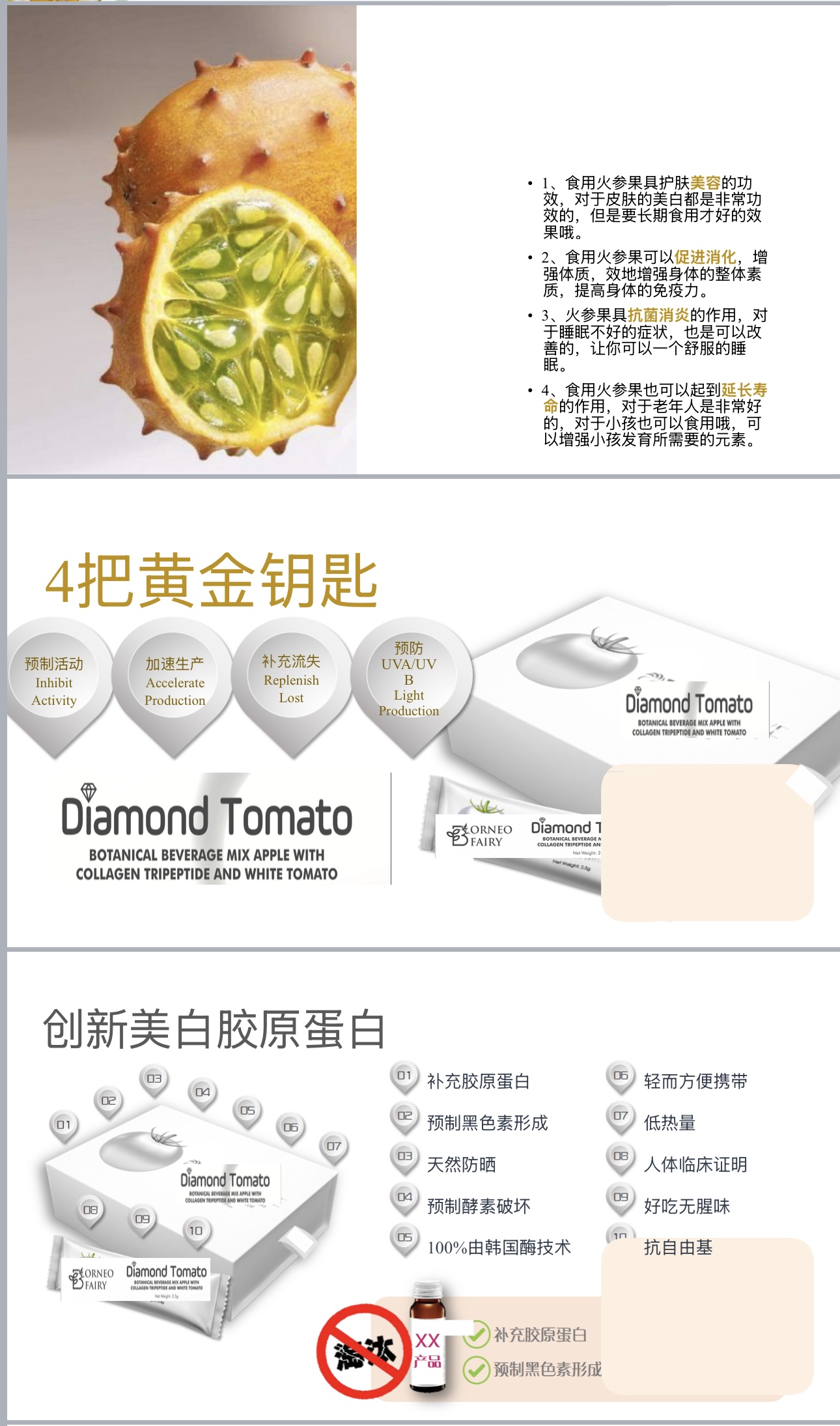 Borneo Fairy Diamond Tomato Botanical Beverage White Tomato Putih ...