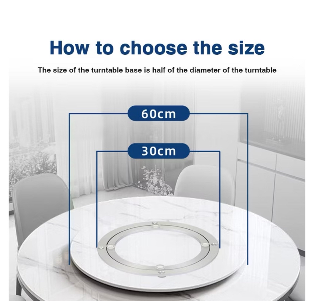 SLF Quality Heavy Duty Aluminium Rotating Bearing Turntable Round Table ...