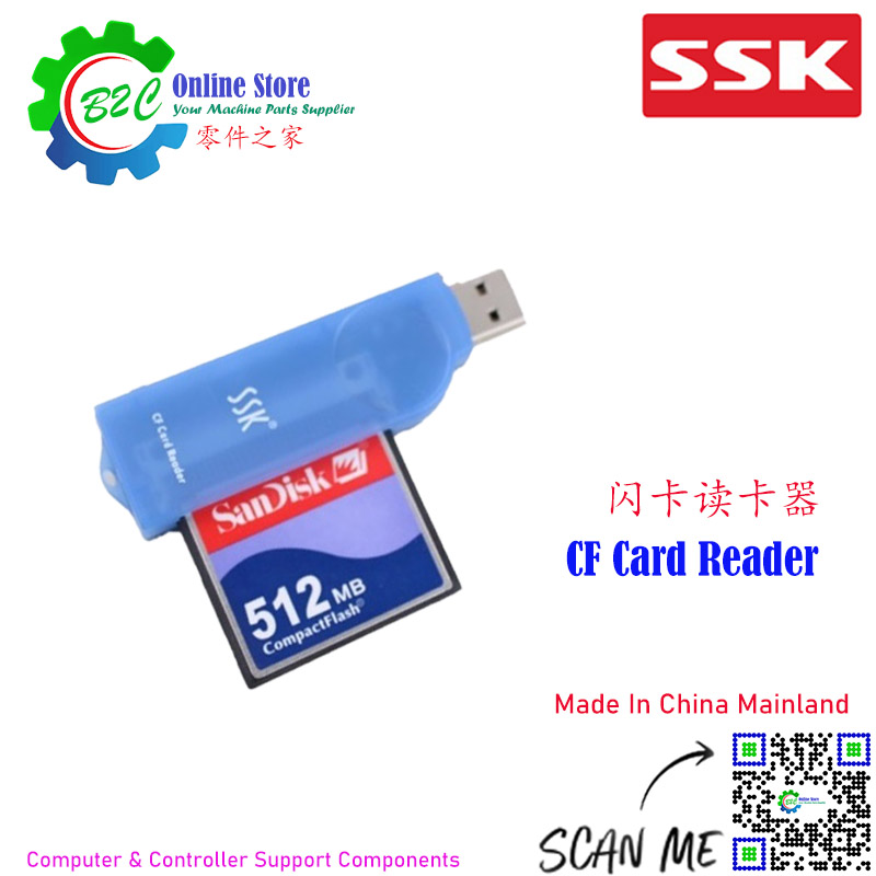 SSK High Speed LED Indicator Small USB 2.0 Compact Flash Plug and Play ...