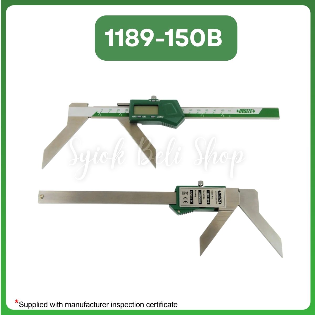 INSIZE DIGITAL ARC RADIUS CALIPER (1189-150B) | Shopee Malaysia
