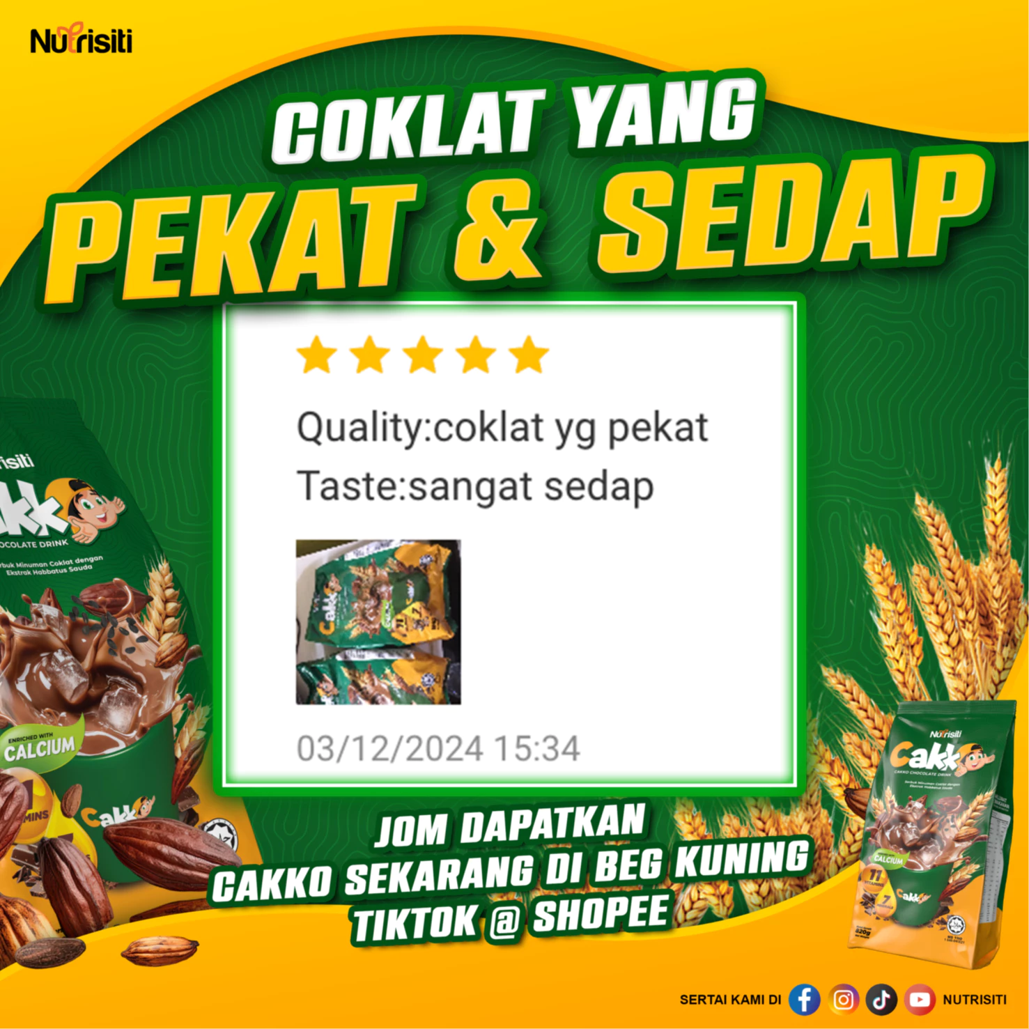 Minuman Coklat Cakko Berasaskan Habbatus Sauda | Shopee Malaysia
