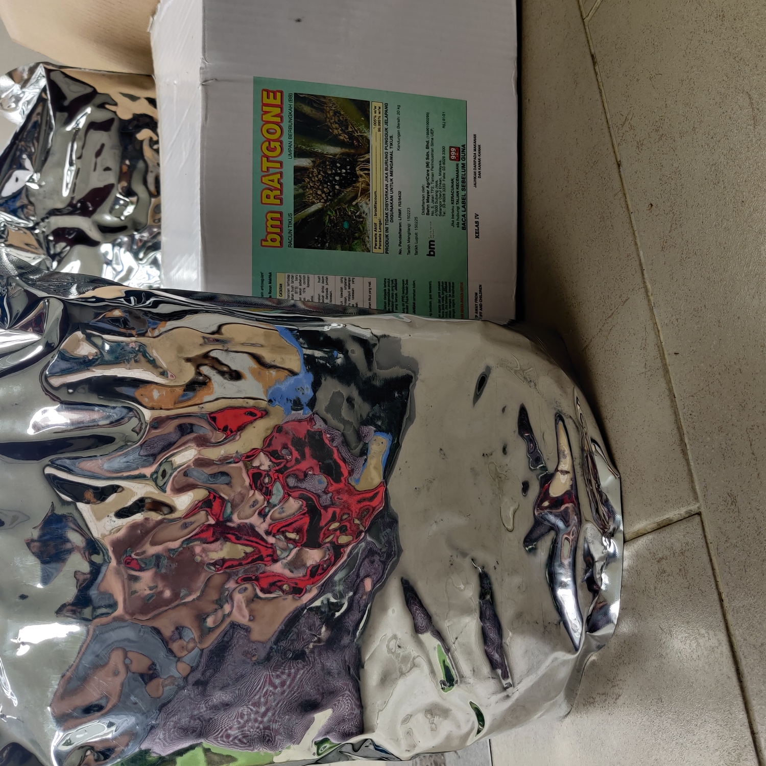 Rat poison BM RATGONE 1kg racun tikus rumah kebun dapur kedai makan ...