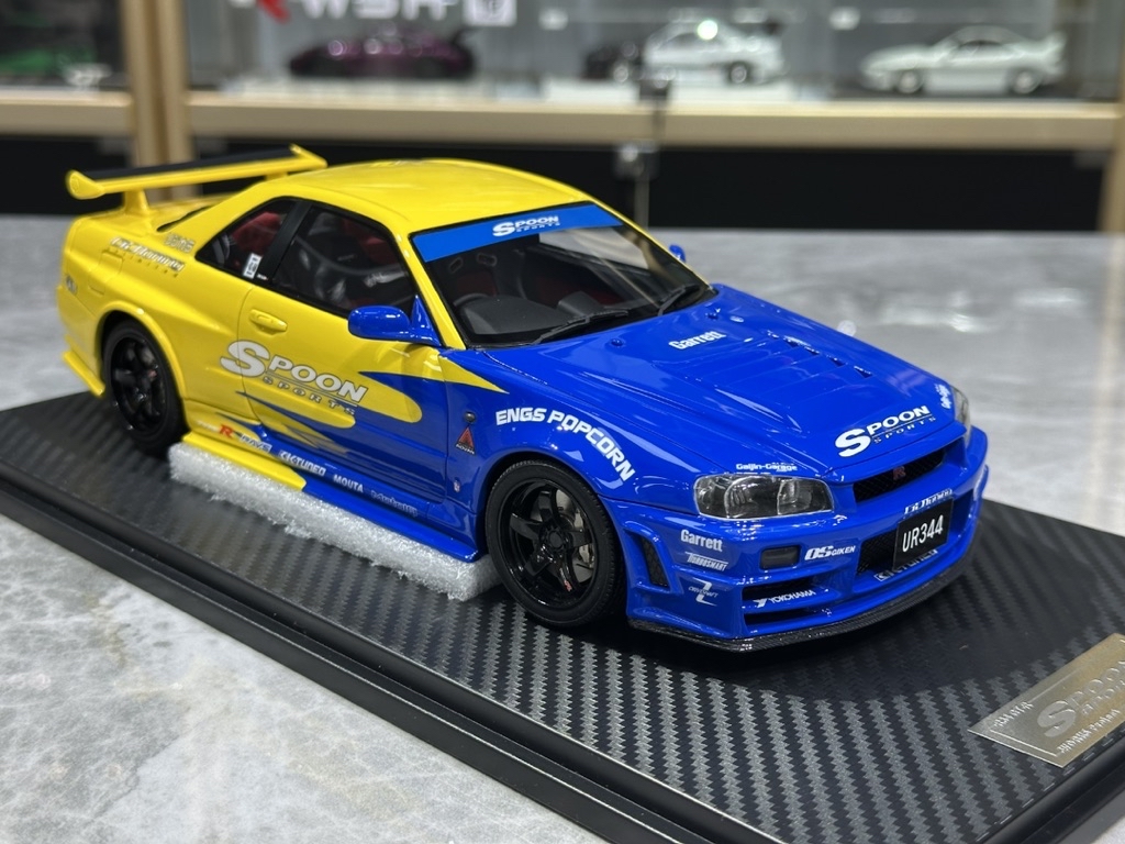 One Model Diecast 1:18 Nissan GTR R34 Nismo Z-Tune Spoon limited ...