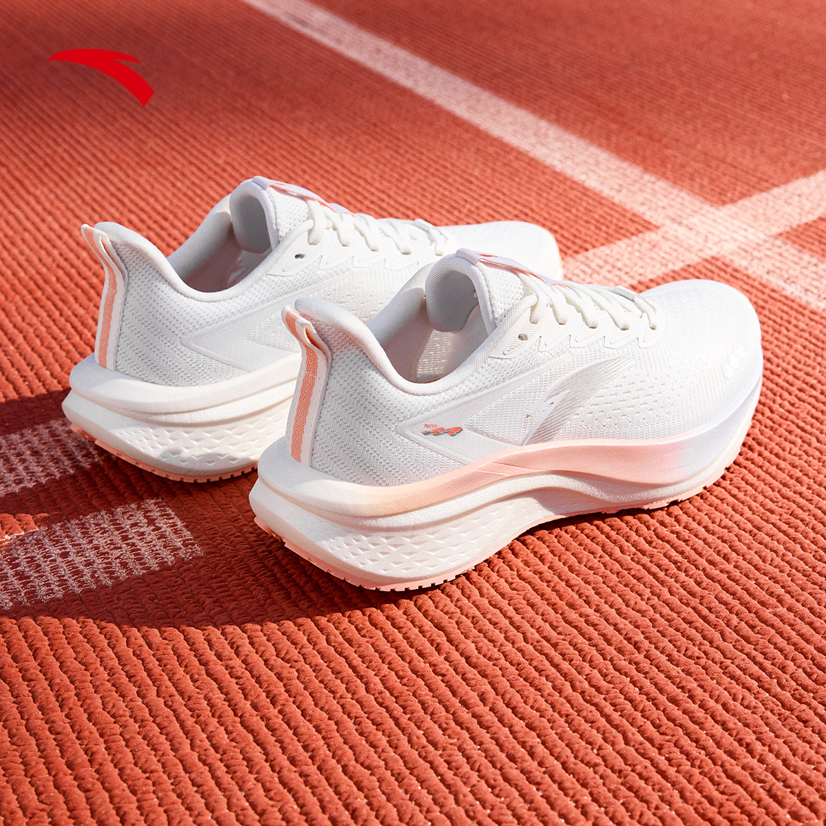 ANTA Women MACH 5SE Running Shoes 1225B5582-2 -White/Purple | Shopee ...