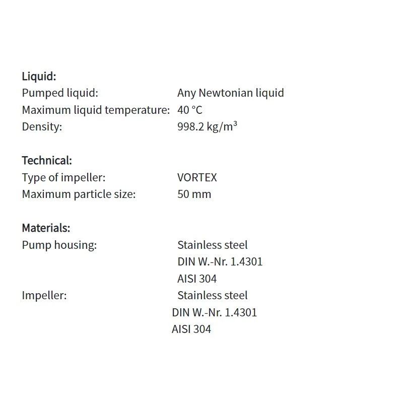 UNILIFT AP50B.50.11.1.V Manual Submersible Pump 2.3HP 2" 1750Watt ...