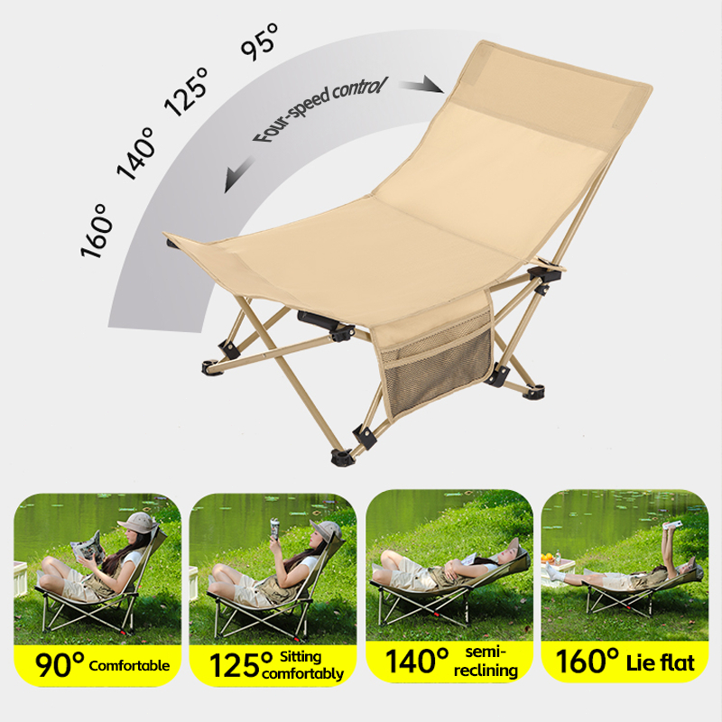 【Kovis】Foldable Shell Stool Reclining Camping Chair Rest Folding ...