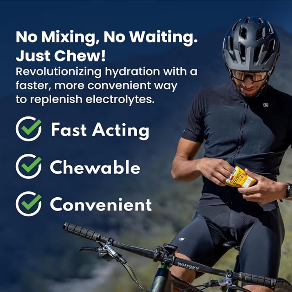 [NEW] Saltstick Fastchews Electrolyte 10 tabs Packet Zesty Lemon ...