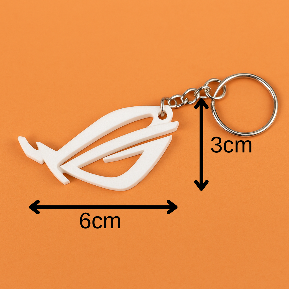 ROG Logo Keychain Glows in the Dark Republic of Gamers 3D Printed Bag ...