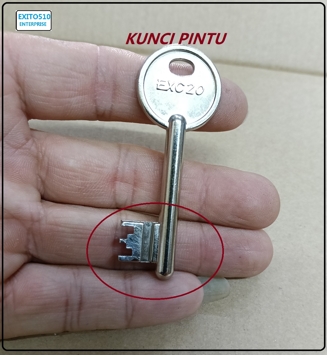 EXCEL Lock for Metal Door KEY ONLY /Kunci Pintu Grill /Gate Lock KUNCI ...