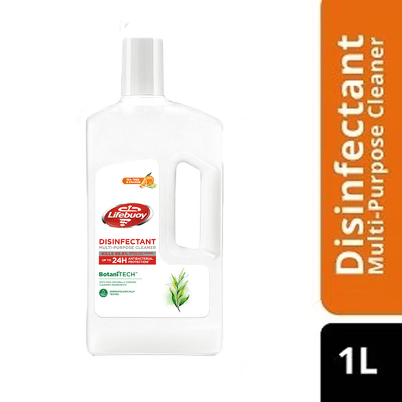 Lifebuoy Disinfectant Multi Purpose Cleaner 1L Lavender Orange Tea Tree ...