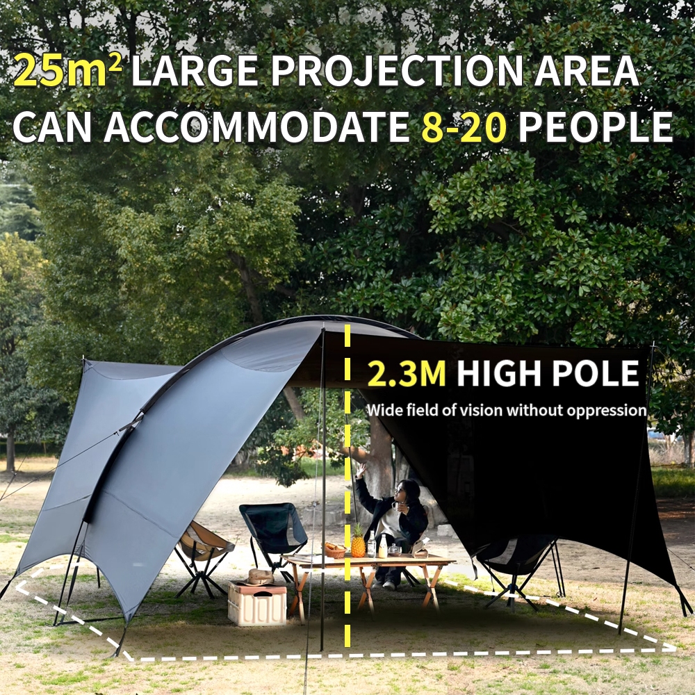 KEEPHIKE canopy tent outdoor large overnight camping picnic equipment ...