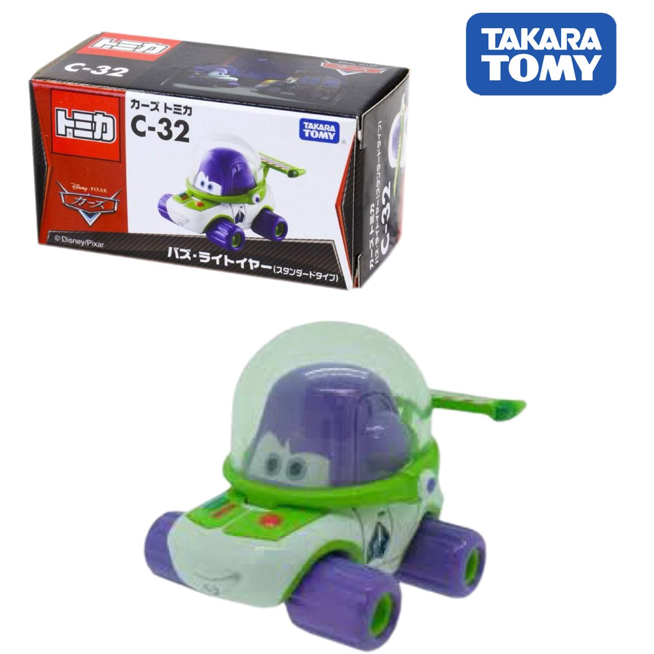 Original Disney Pixar Cars Mika C-32 Buzz Lightyear Tomica Takara Tomy ...