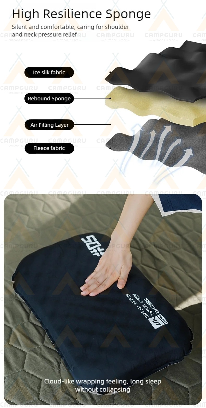 ShineTrip 05 Series Tactical Sponge Air Pillow Inflatable Neck ...