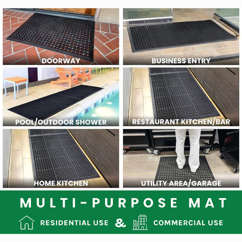 Tikar Getah Tebal Alas Kaki Dapur Karpet Dapur Kitchen Floor Mat Anti ...