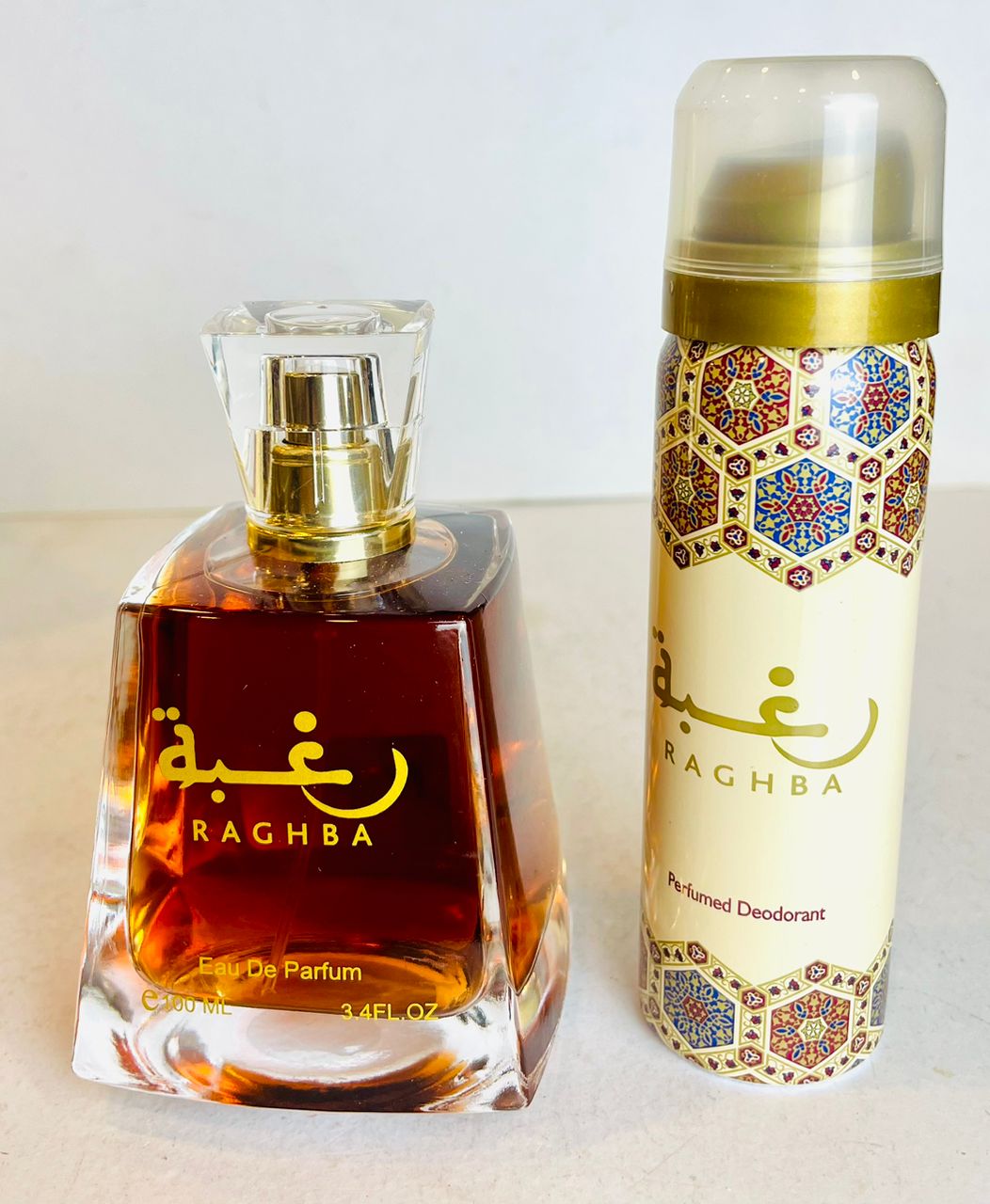 Raghba Perfume 100ML + Deodorant Original By Lattafa is a warm ...