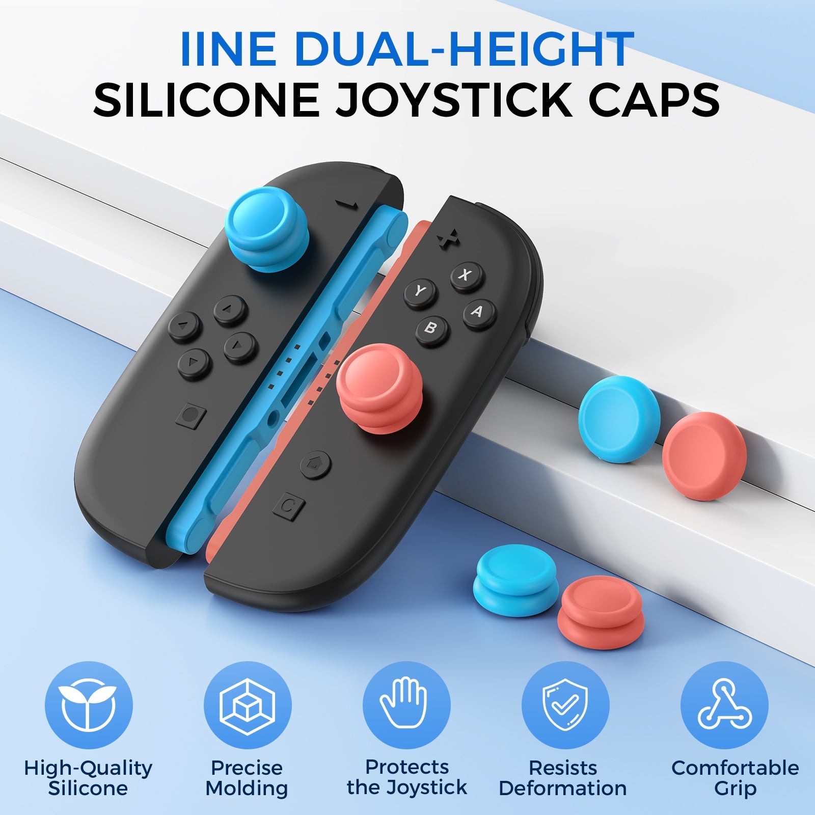 【10.10 SALE】IINE Nintendo Switch 2 Joy-Con Joystick Thumbgrip ...