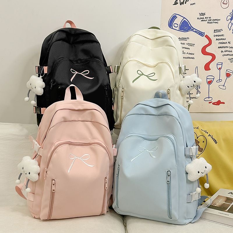 Berkapasiti besar busur beg sekolah topi set 16 inci Laptop Backpack ...