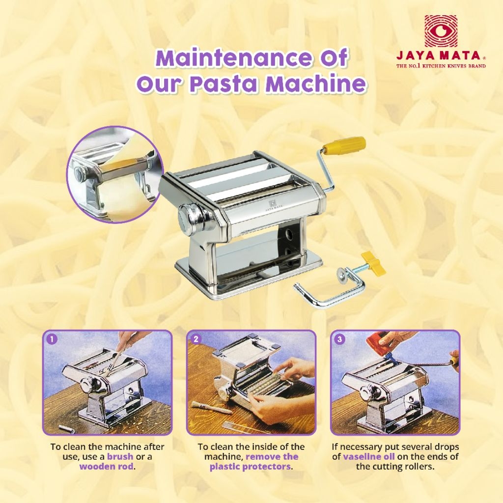 Mesin Mee Gelek Tepung Jaya Mata JM45 Pasta Machine High Quality Pasta ...
