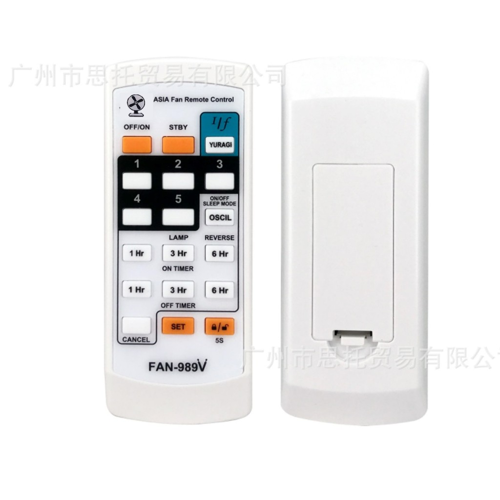 Universal Fan Remote Control - Wall & Ceiling Fan (Model RMF989 ...