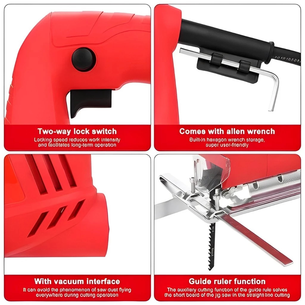 REAIM Electric Jigsaw Power Tool Heavy Duty Electric Saw Wood Cutter ...