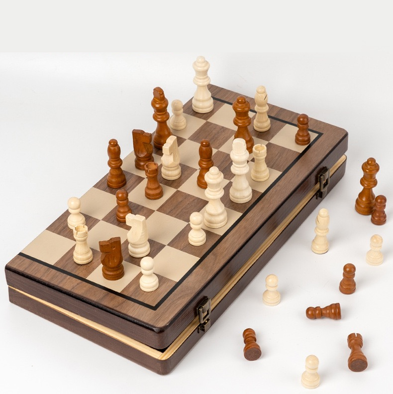 International Chess Double Queen 2 Queen Wooden chess with magnet big ...